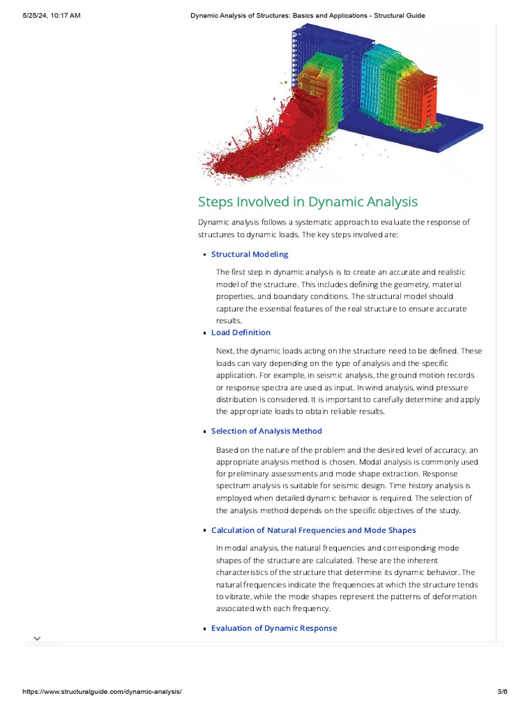 Dynamic Analysis of Structures - Basics and Applications 2 | PDF ...