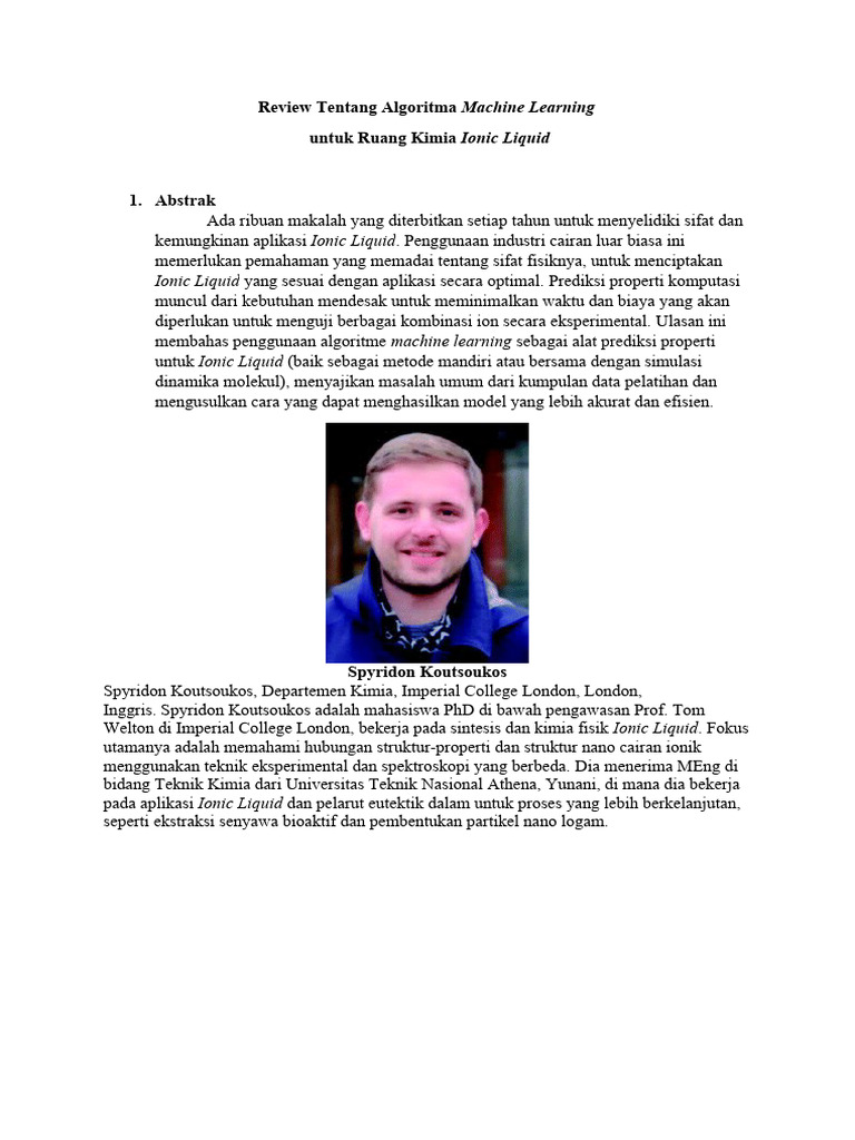 Review Tentang Algoritma Machine Learning | PDF