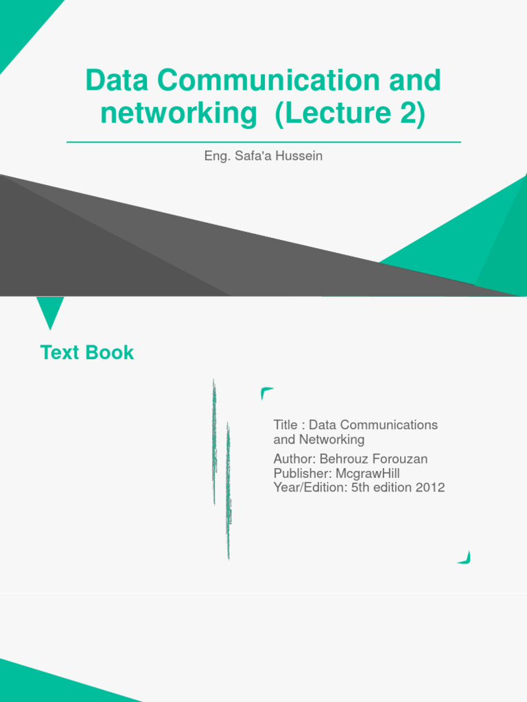 Netork Models (Lecture 2) | Download Free PDF | Internet Protocol Suite | Osi Model