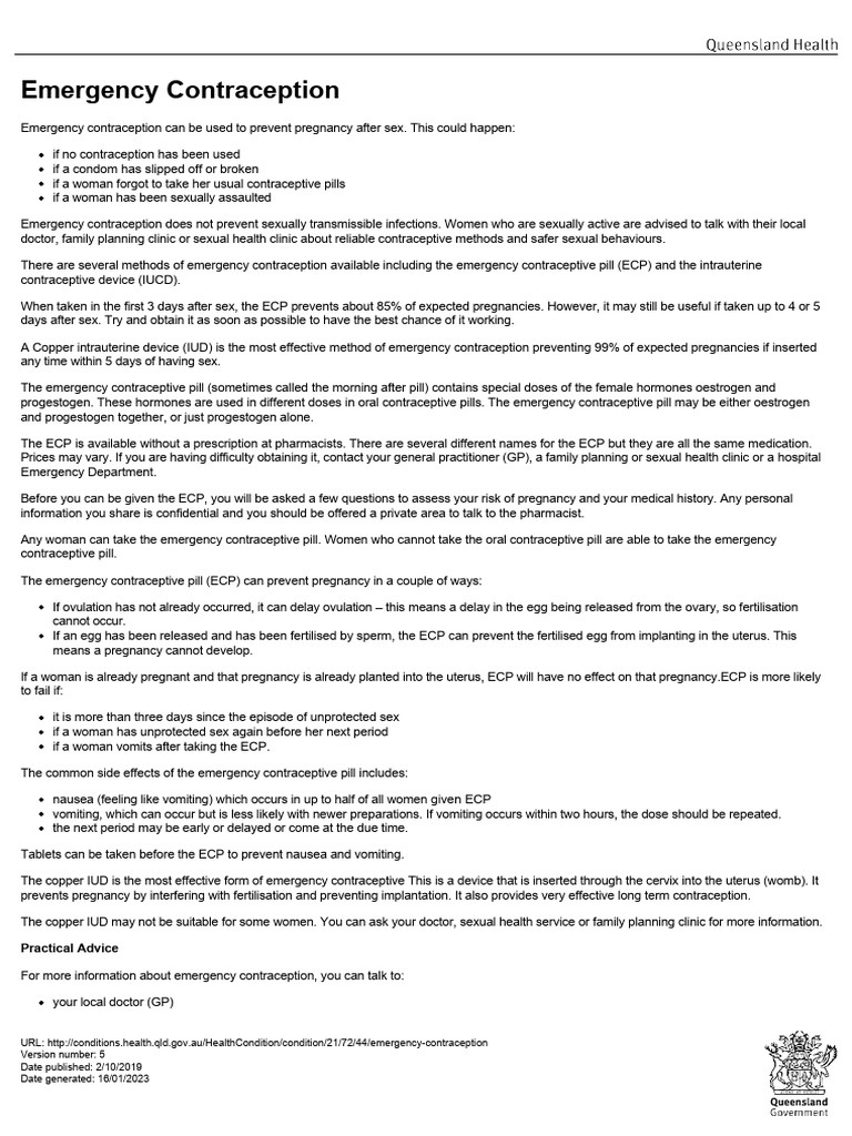 Document v5 | Download Free PDF | Birth Control | Methods Of Birth Control