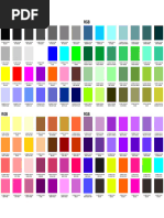 Tabla de Colores | PDF | Color | Percepción visual