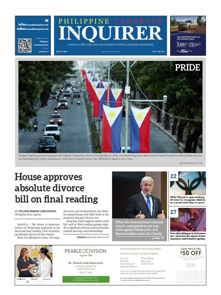 Philippine Canadian Inquirer #591 | PDF | Divorce