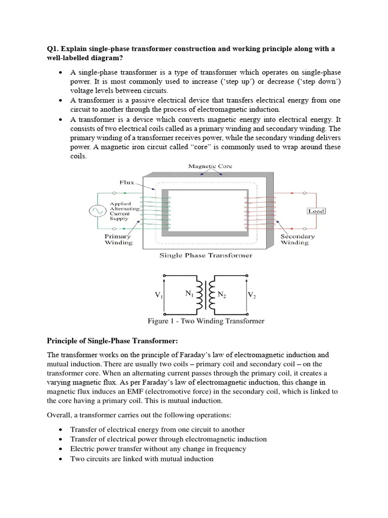 Unit 3 Notes | PDF | Transformer | Electromagnetic Induction