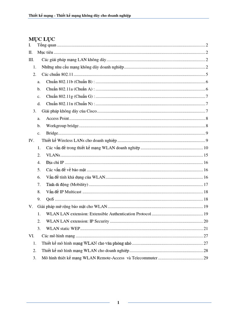 Thiet Ke M NG Khong Day | PDF