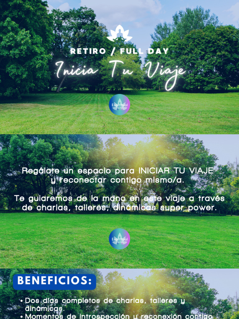 RETIRO - INICIA TU VIAJE (VF) | PDF RETIRO - INICIA TU VIAJE (VF) | PDF