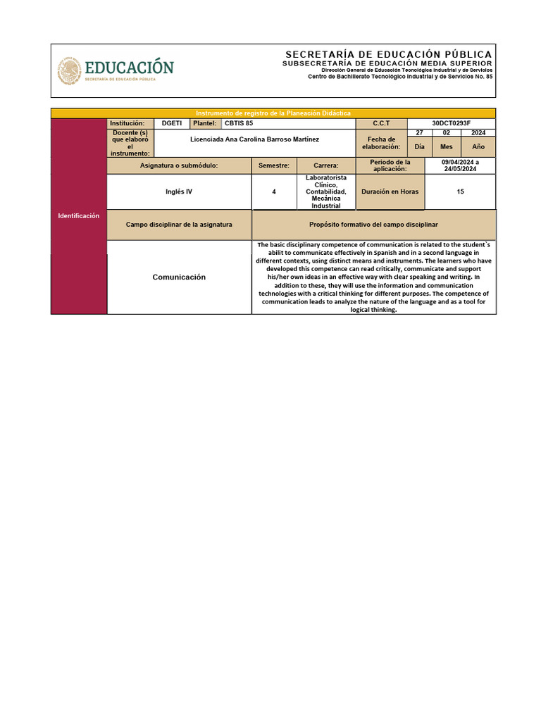 Eca2 Eng4 Acbm | PDF | Metodología | Evaluación