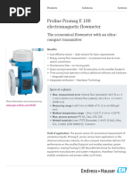 Endress-Hauser Proline Promag H 100 5H1B EN | PDF