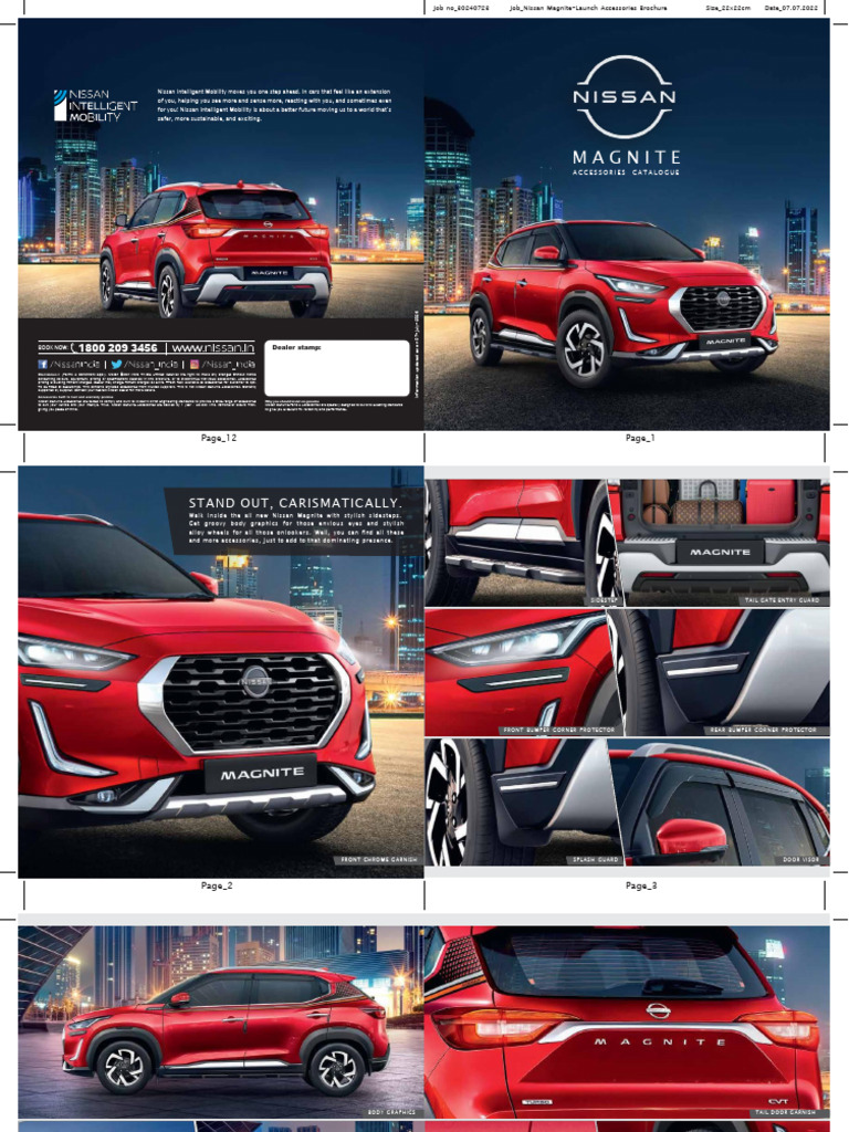 Nissan Magnite Accessories Brochure - V1 | PDF | Car Dealership | Nissan