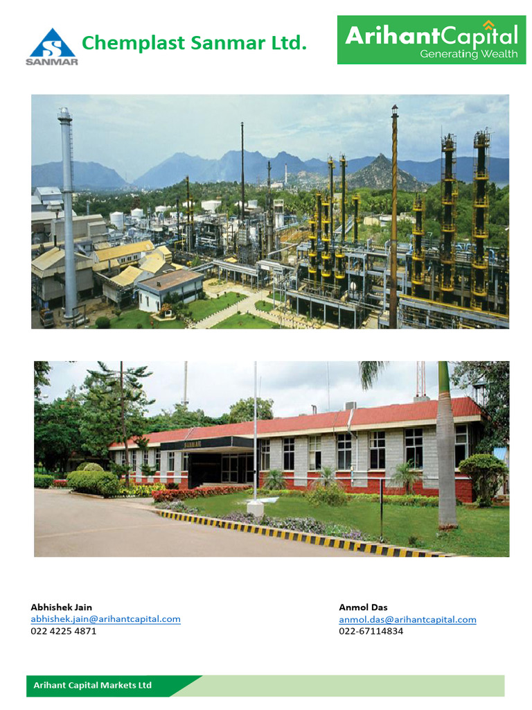 Chemplast Sanmar LTD - Initiating Coverage Report | PDF | Polyvinyl ...