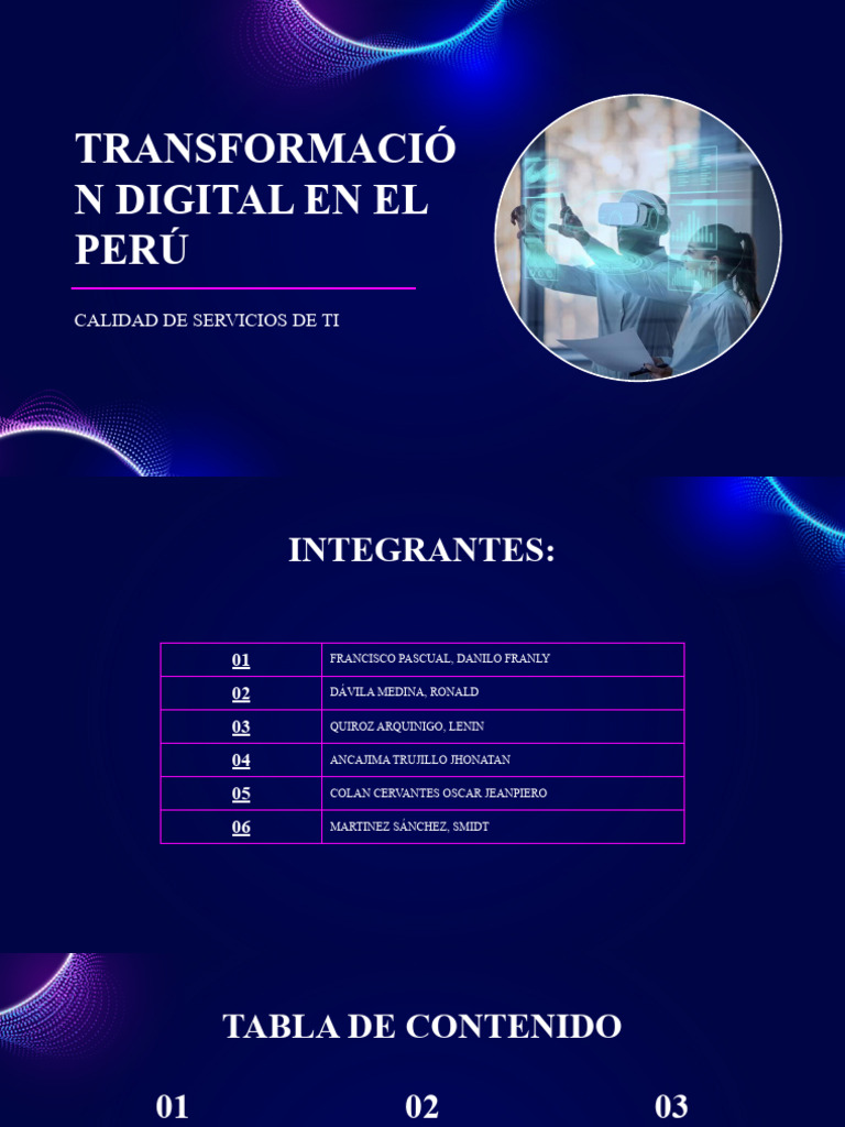 Transformacion Digital en El Peru | PDF | Internet de las Cosas ...