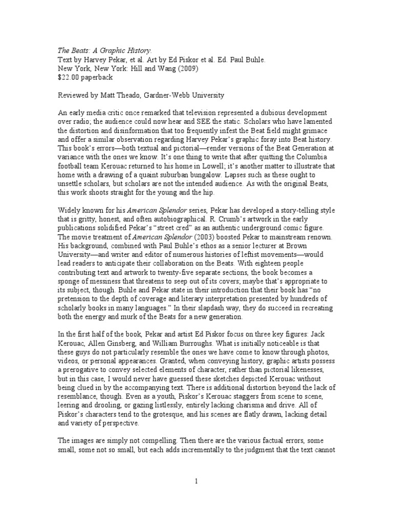 The Beats | PDF | Beat Generation | Jack Kerouac