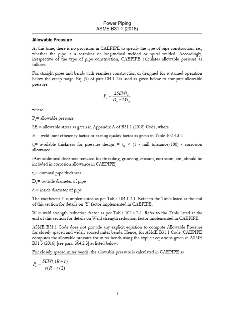 CAEPIPE - Code - Compliance - Manual 6 | PDF | Teaching Methods & Materials | Science & Mathematics