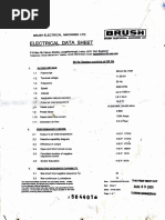 Synchronous Generator: Data Sheet | PDF | Electric Generator ...