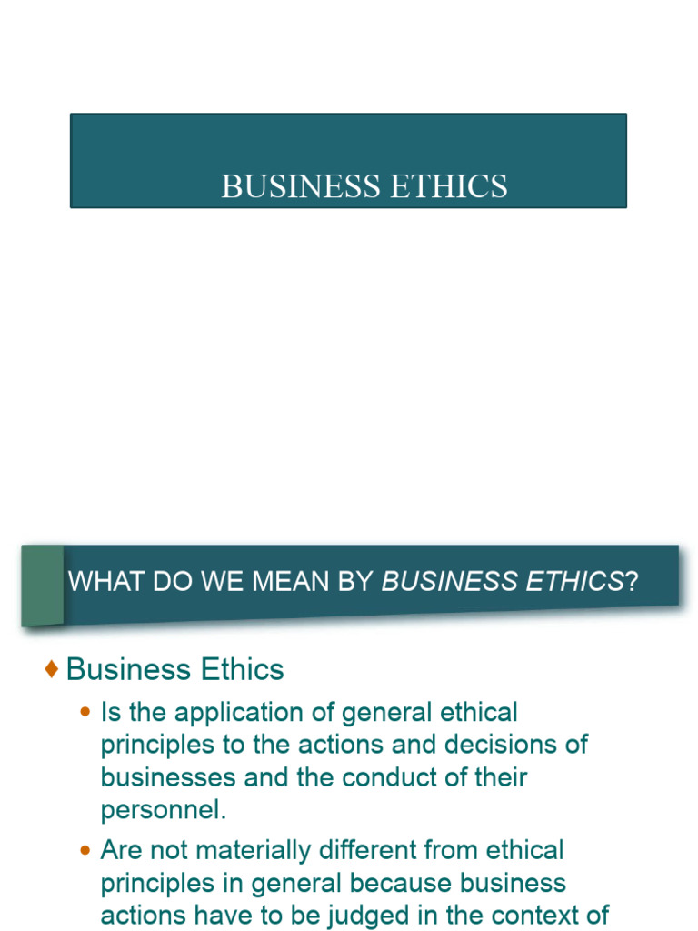 Ethics | PDF | Corporate Social Responsibility | Business Ethics