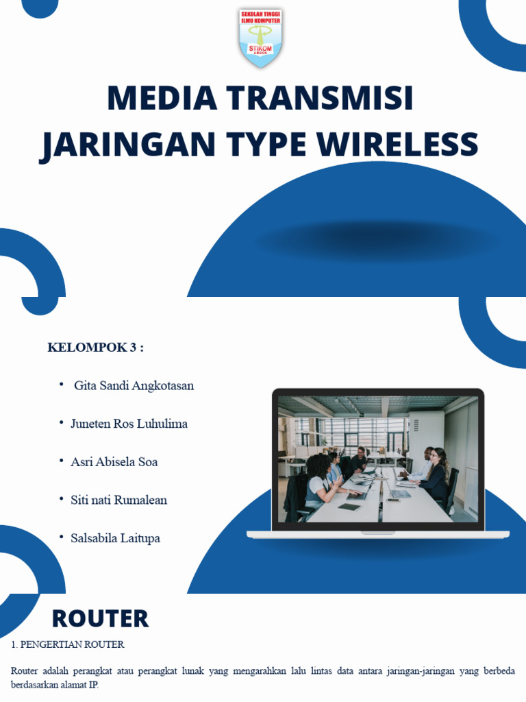 Media Transmisi Jaringan Type Wireless THP 1 Fix | PDF