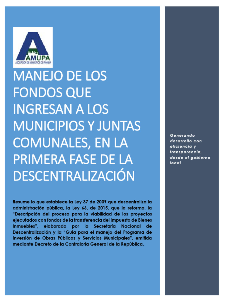 El Manejo de Los Fondos de La Primera Fase Con Ilustraciones | PDF ...