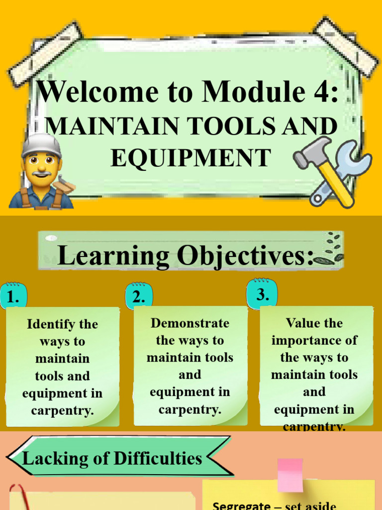 Module 4, 5, 6 Carpentry | PDF | Foot (Unit) | Inch