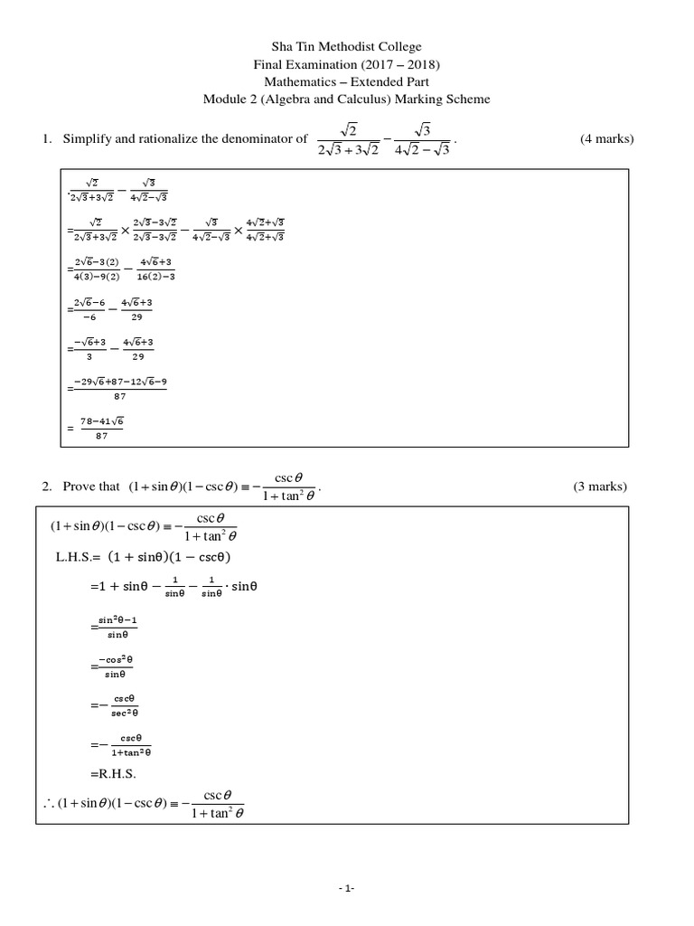 1718 F4 M2 Fe Sol | PDF | Mathematics | Mathematical Objects