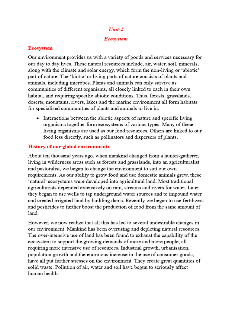 Ecosystem | PDF | Ecosystem | Ecological Niche