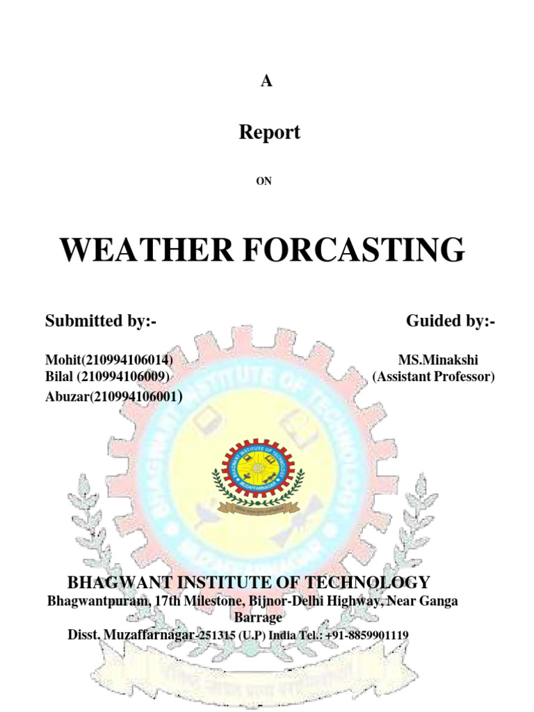 Weather Forcasting Final | Download Free PDF | Html | Bootstrap (Front End Framework)