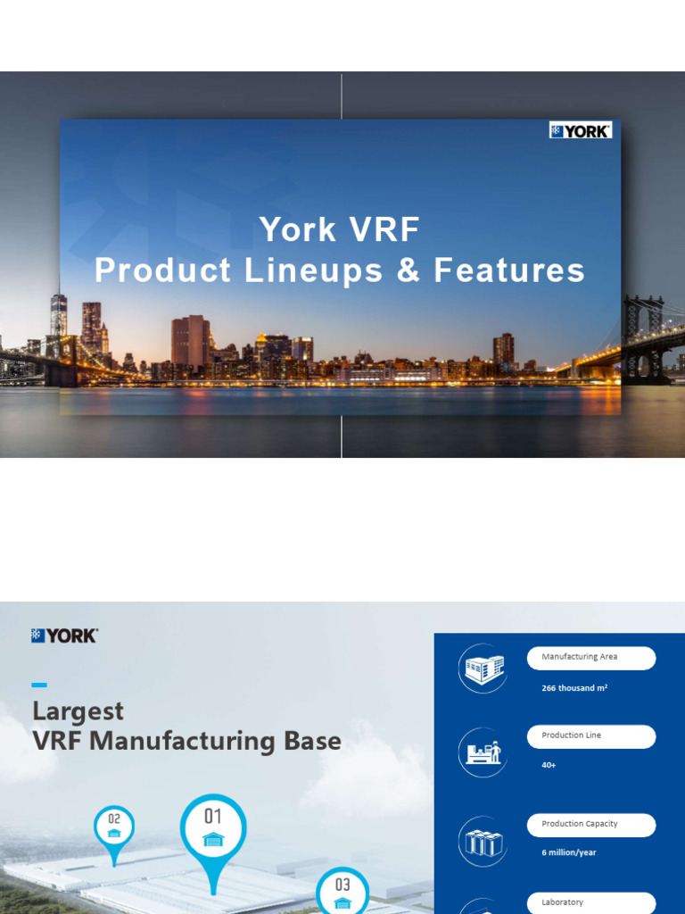 York VRF PPT Oct 23 | PDF | Air Conditioning | Duct (Flow)