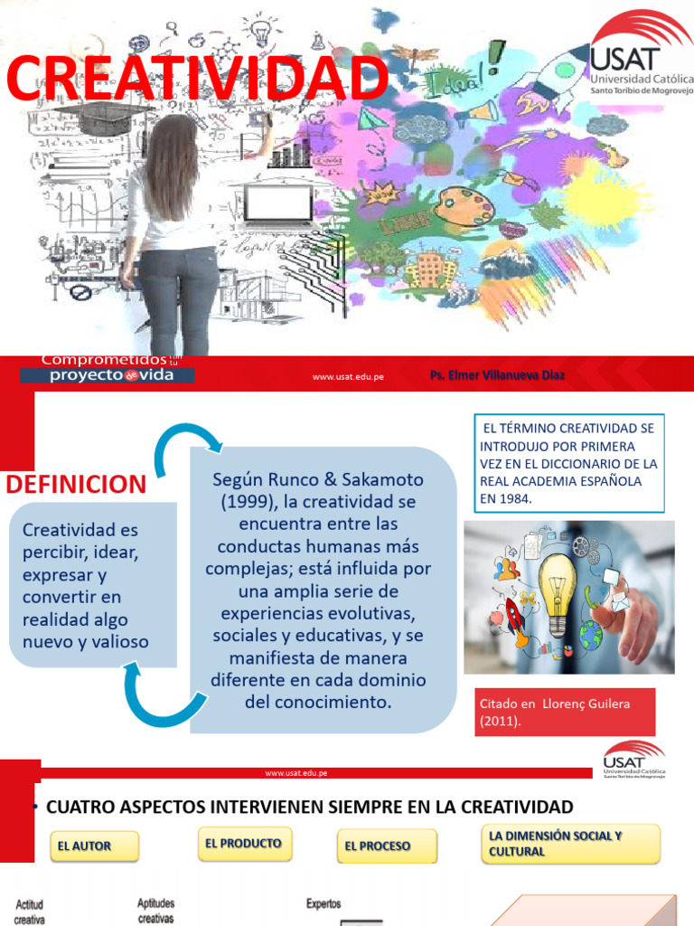 Definición y aspectos de la creatividad | PDF | Creatividad | Educación ...