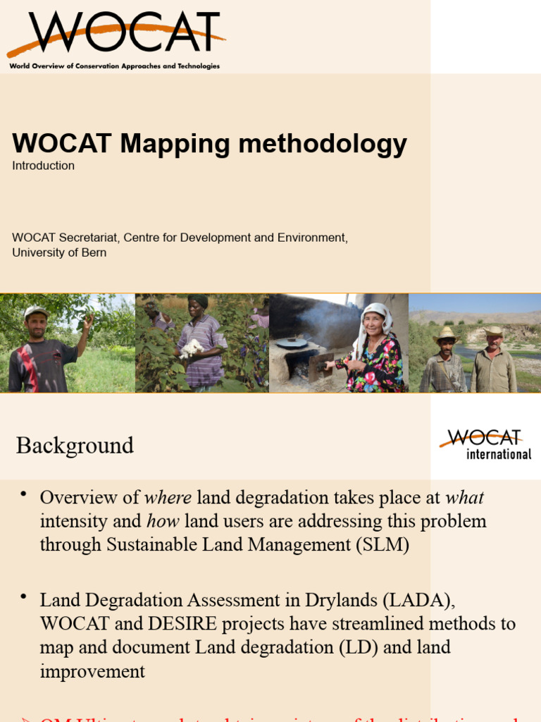 WOCAT LADA Mapping Questionnaire Introduction | PDF | Earth Sciences ...