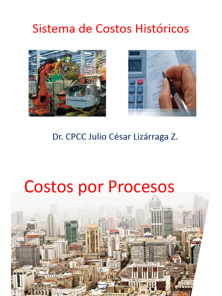 03 Sistema de Costos Procesos (1) | PDF