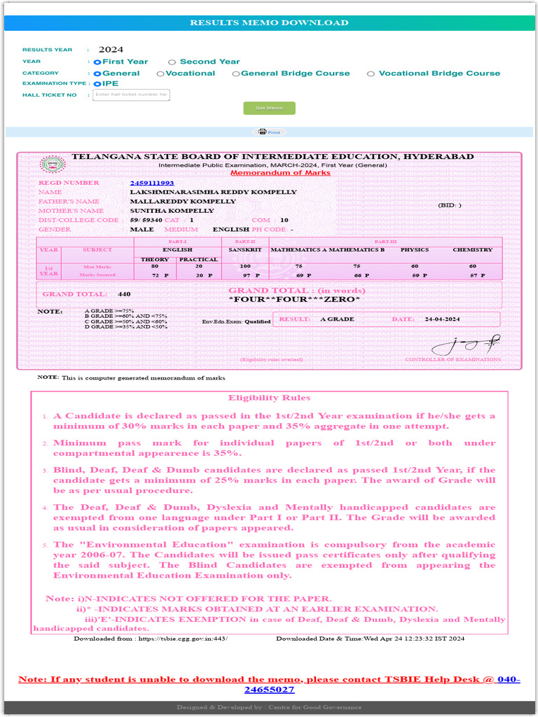 Memo Download | PDF | Educational Stages