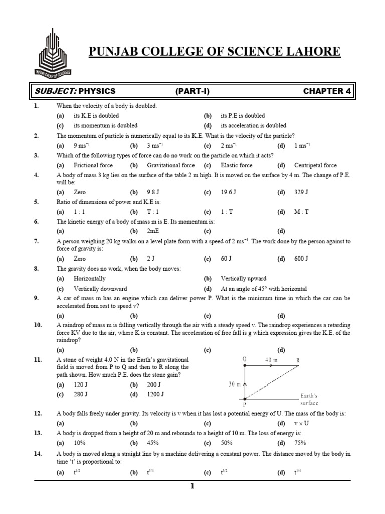 Chapter-04 | PDF | Force | Velocity