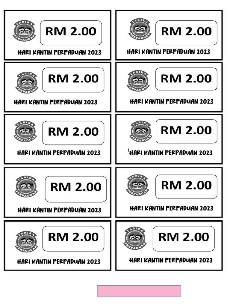 KUPON HARI KANTIN | PDF