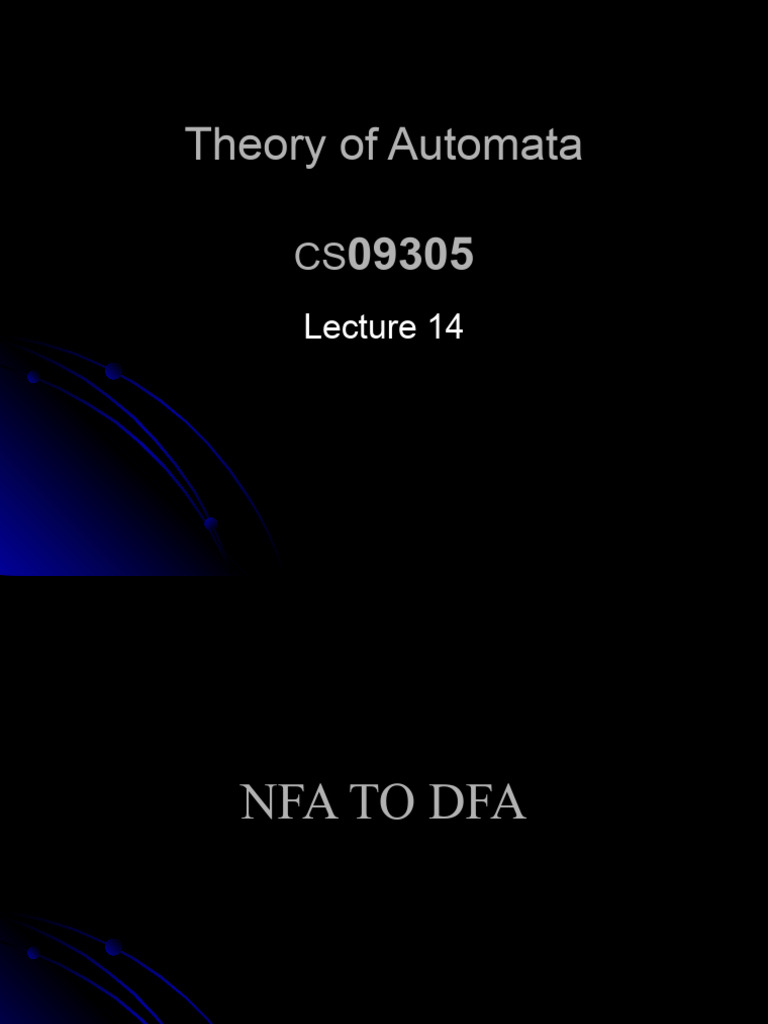 Toa - Lecture Notes-15 | PDF | Models Of Computation | Theory Of ...