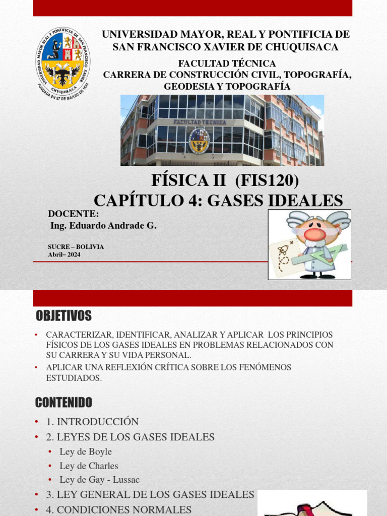 TEMA 4 GASES IDEALES | PDF | Gases | Mole (Unidad)