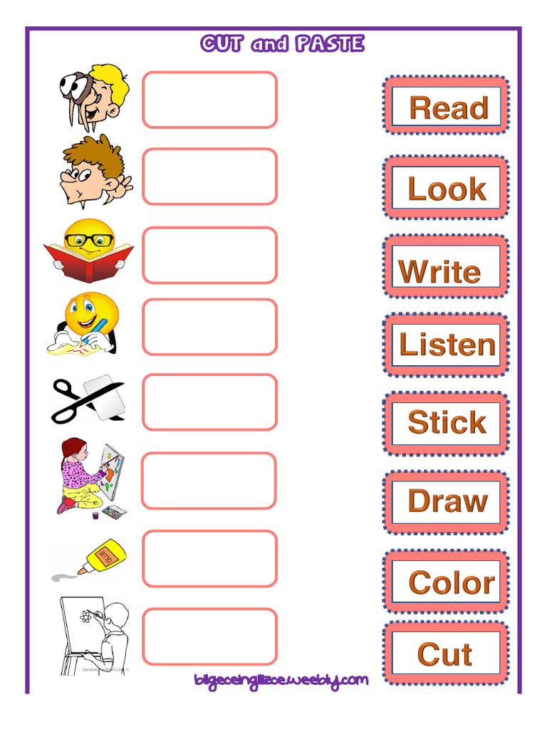 Instructions - Cut Paste | PDF