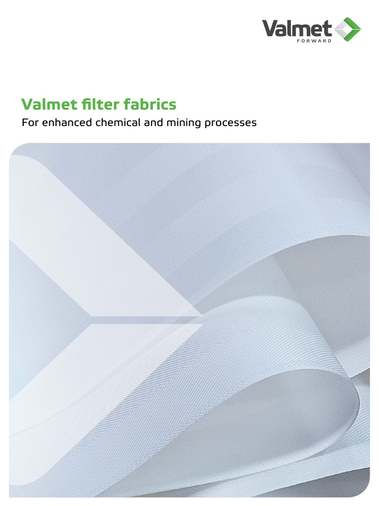 Valmet Filter Fabrics For Enhanced Chemical and Mining Processes ...