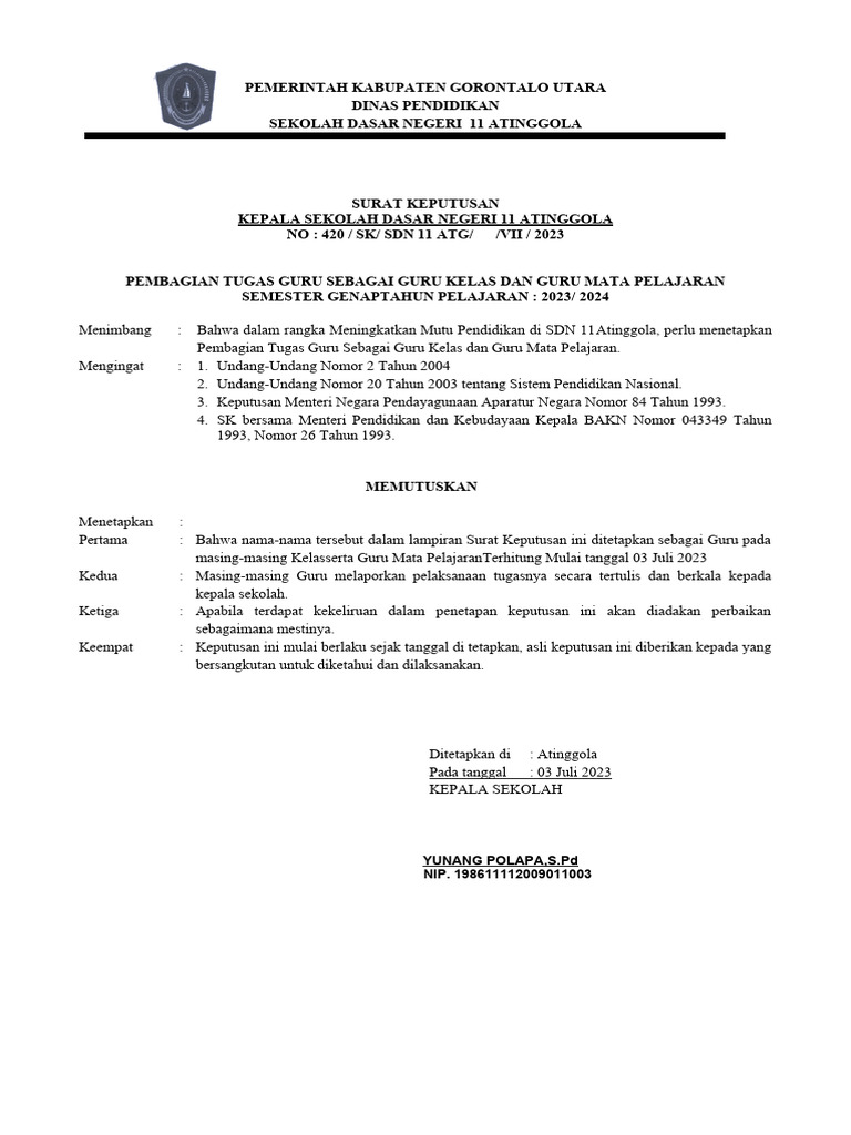 Ganjil 20232024 | PDF