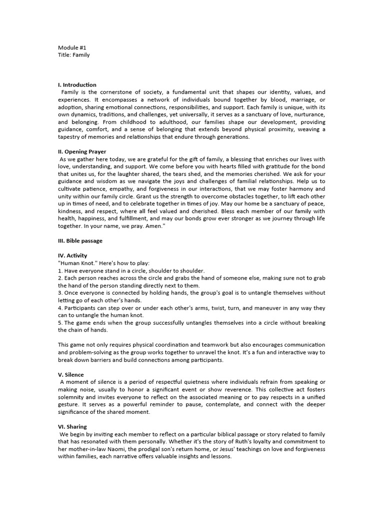 Module 1 Theo FINAL | PDF | Gratitude | Prayer