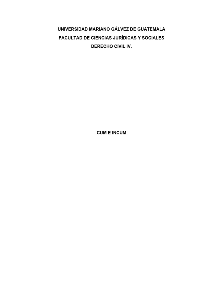 Civil Cum e Incum | PDF | Pagos