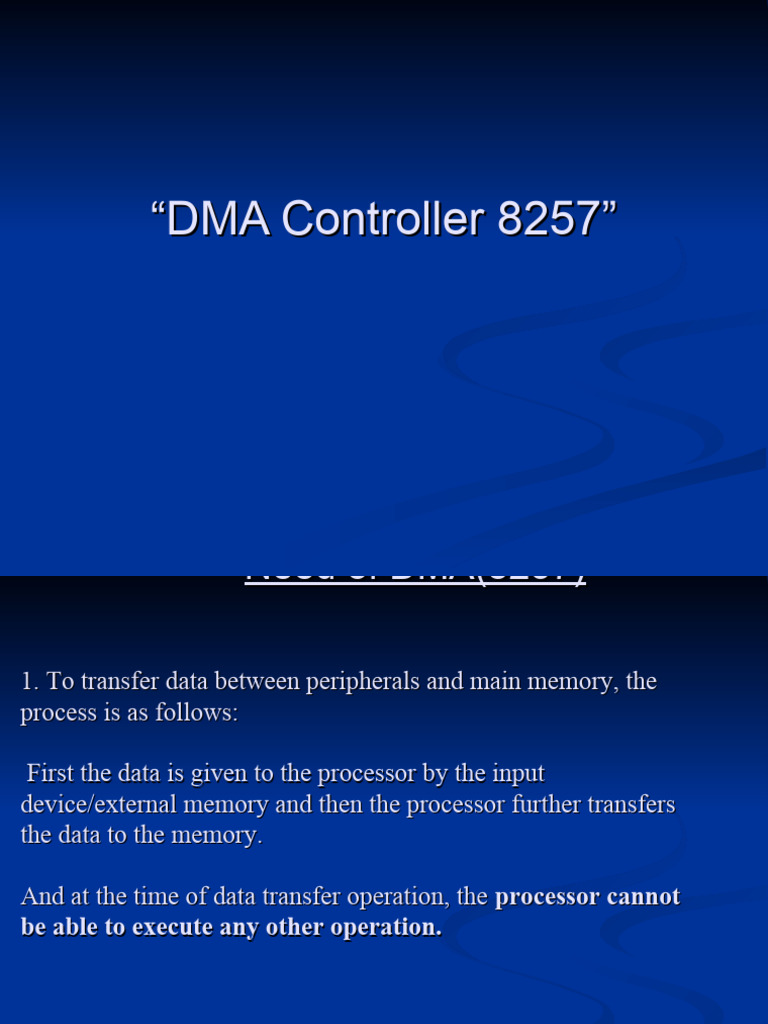 8257 Dma | PDF