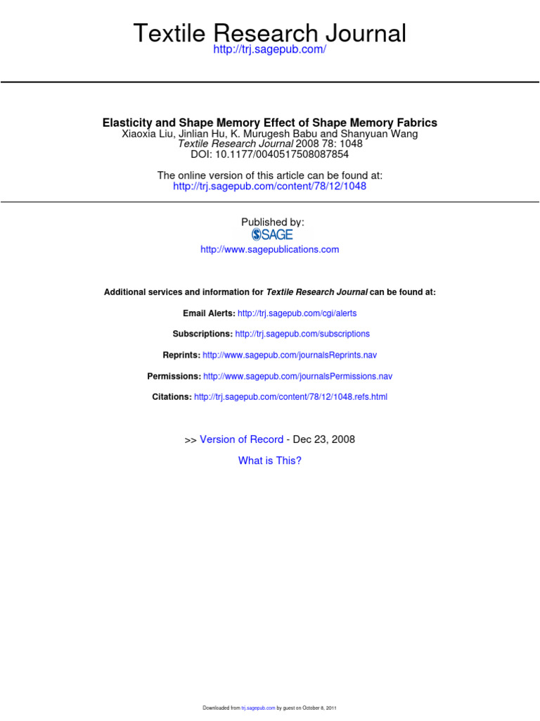 1048.full | PDF | Textiles | Shape Memory Alloy