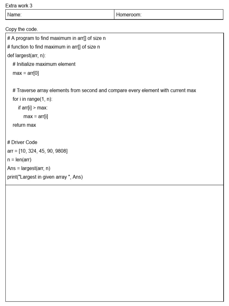 Extra Exercise 3 Pdf 
