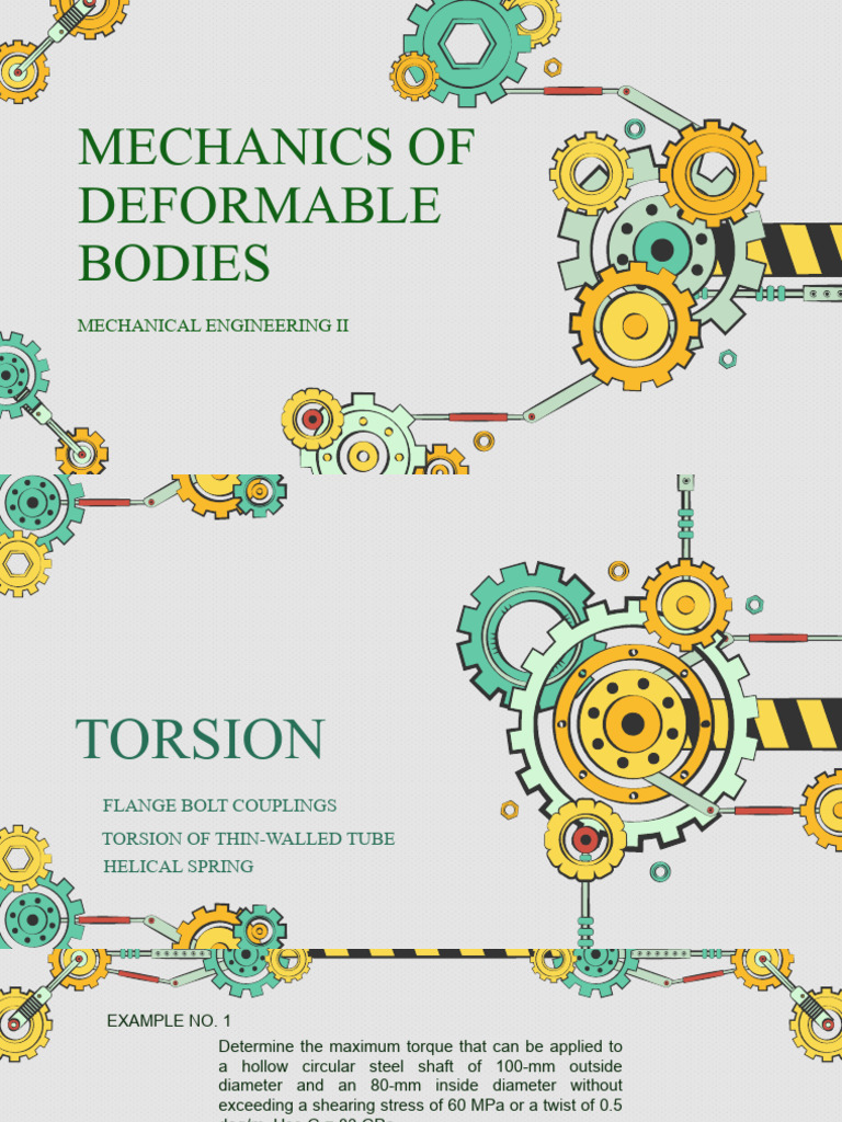 Torsion Pdf Screw Stress Mechanics