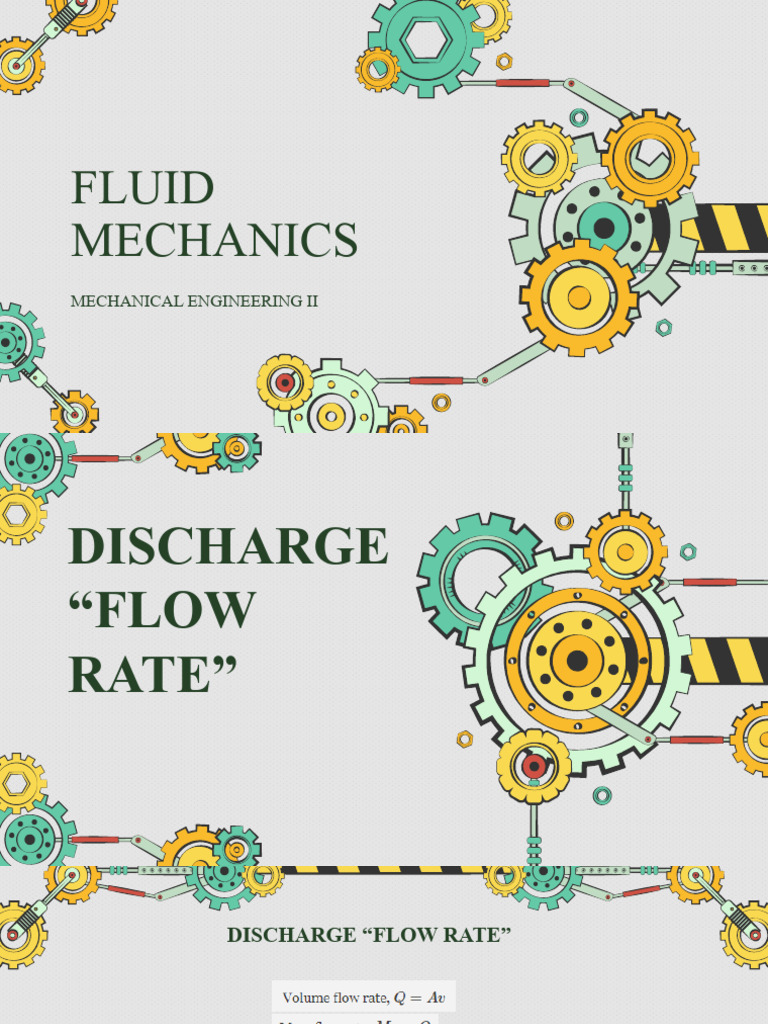 DISCHARGE FLOW RATE | PDF | Fluid Dynamics | Planets