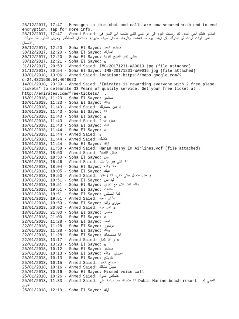 WhatsApp Chat With Soha El Sayed | PDF