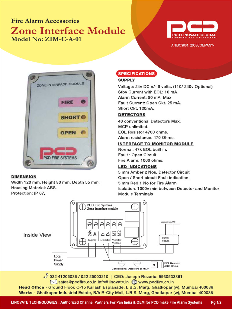 Zone Interface Module | PDF