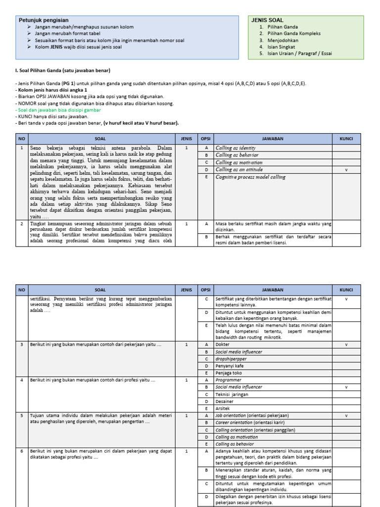 Soal DSK TJKT ASAT 2324 | PDF