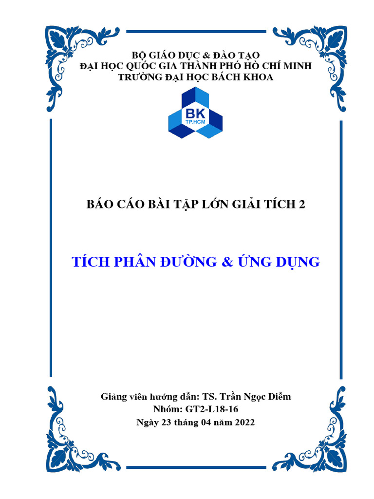 BTL GT2 L18 Nhom-16 | PDF