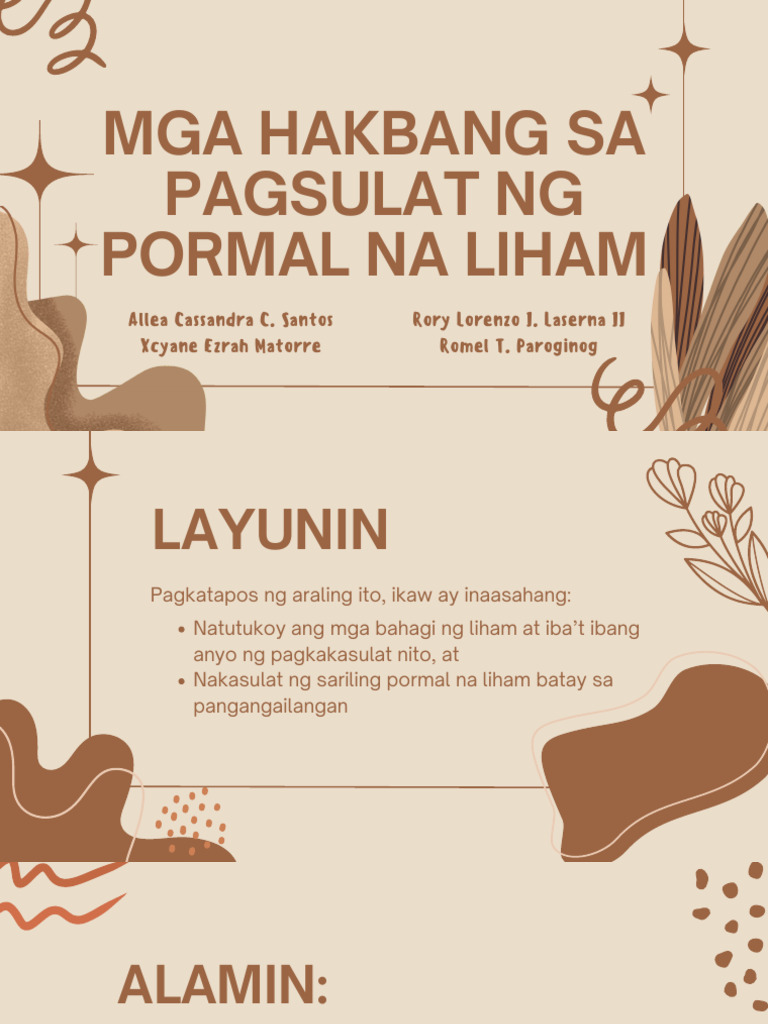 Mga Hakbang Sa Pagsulat NG Pormal Na Liham | PDF