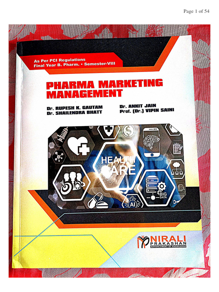Pharma Marketing Management (Nirali Prakashan) | PDF