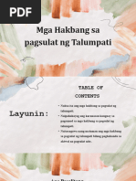 0601 - Kahulugan, Layunin, at Gamit NG Talumpati | PDF